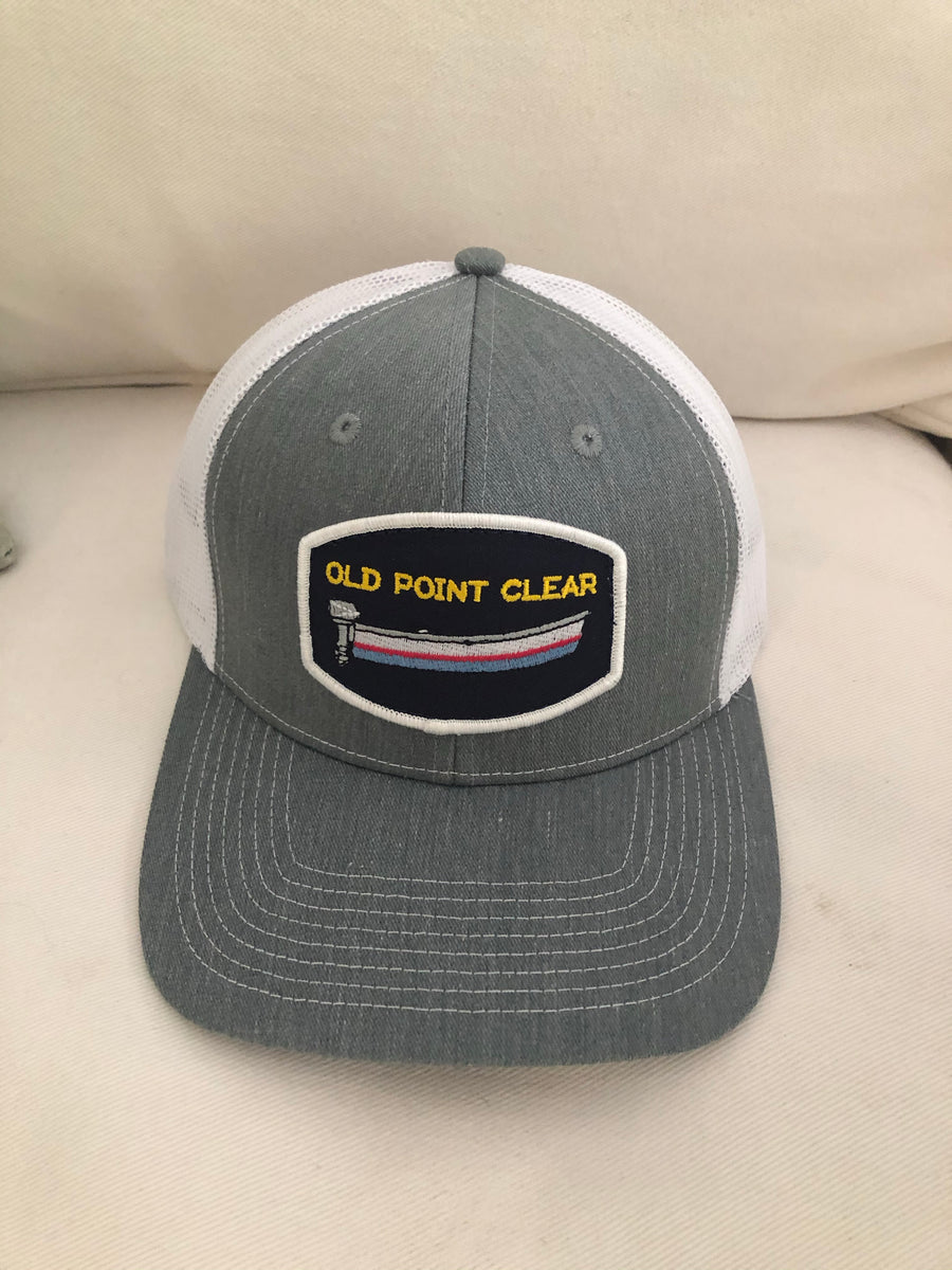 OPC Boat Patch Structured Snapback Hat Grey/White/Navy Patch – Old ...